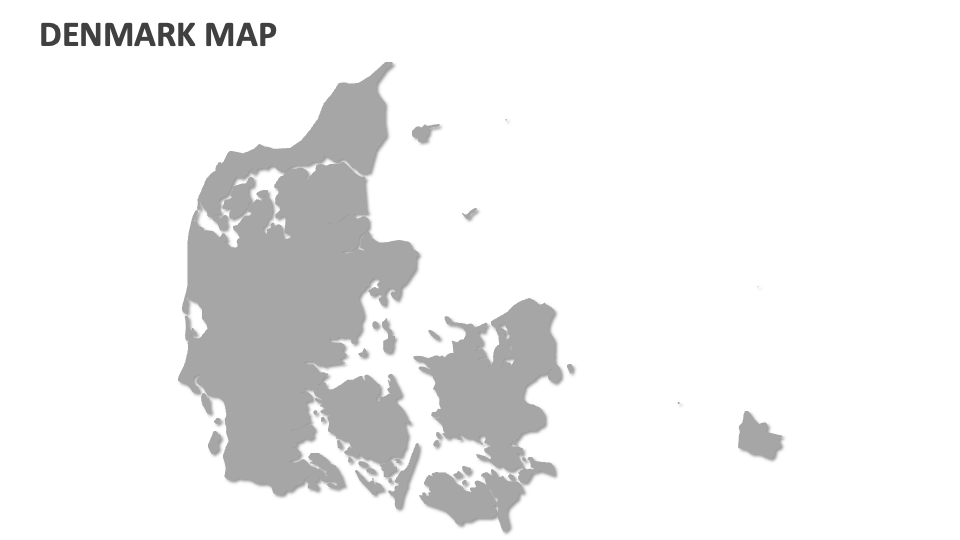 Denmark Map for Google Slides and PowerPoint - PPT Slides
