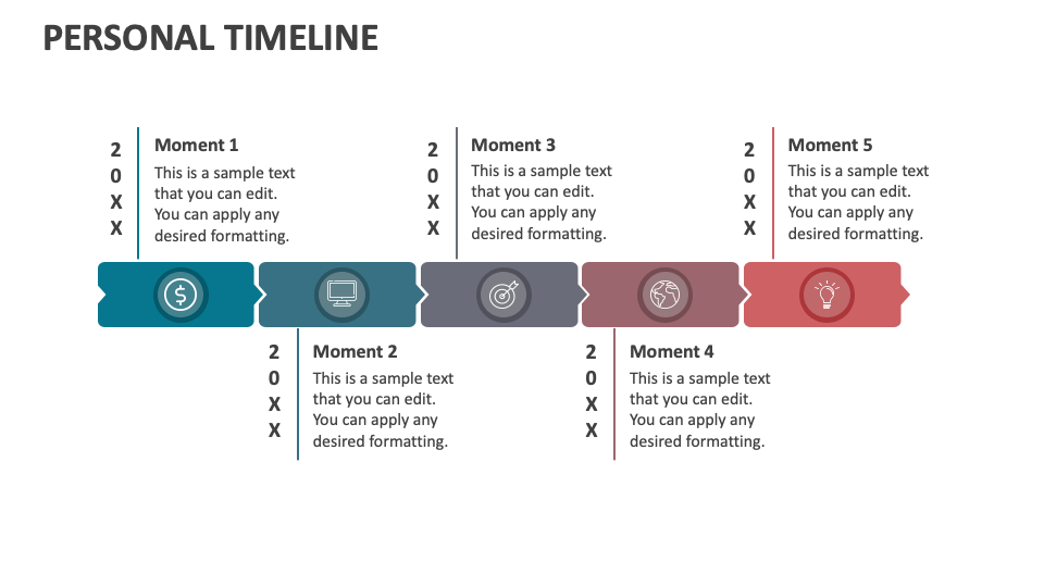 Personal Timeline PowerPoint and Google Slides Template - PPT Slides
