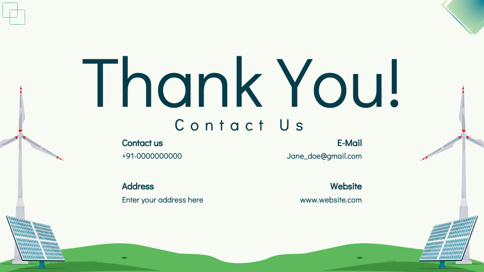 Free Renewable Energy Presentation Theme for Google Slides and PowerPoint