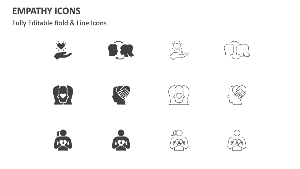 Empathy Icons for Google Slides and PowerPoint
