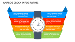 Analog Clock Infographic PowerPoint and Google Slides Template - PPT Slides