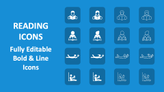 Reading Icons for Google Slides and PowerPoint