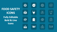 Food Safety Icons for Google Slides and PowerPoint