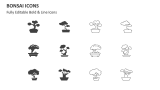 Bonsai Icons for PowerPoint and Google Slides - PPT Slides