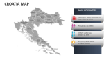 Croatia Map for Google Slides and PowerPoint - PPT Slides
