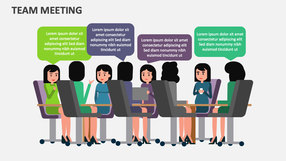 Team Meeting PowerPoint and Google Slides Template - PPT Slides