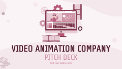 Video Animation Company Pitch Deck for Google Slides and PowerPoint
