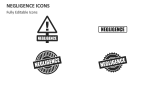 Negligence Icons for Google Slides and PowerPoint