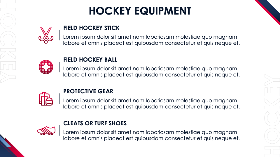 Hockey Presentation Theme for Google Slides and PowerPoint - PPT Slides