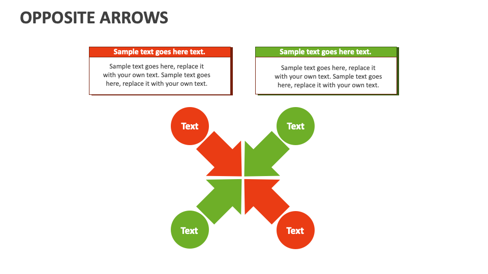 Opposite Arrows Template for PowerPoint and Google Slides - PPT Slides