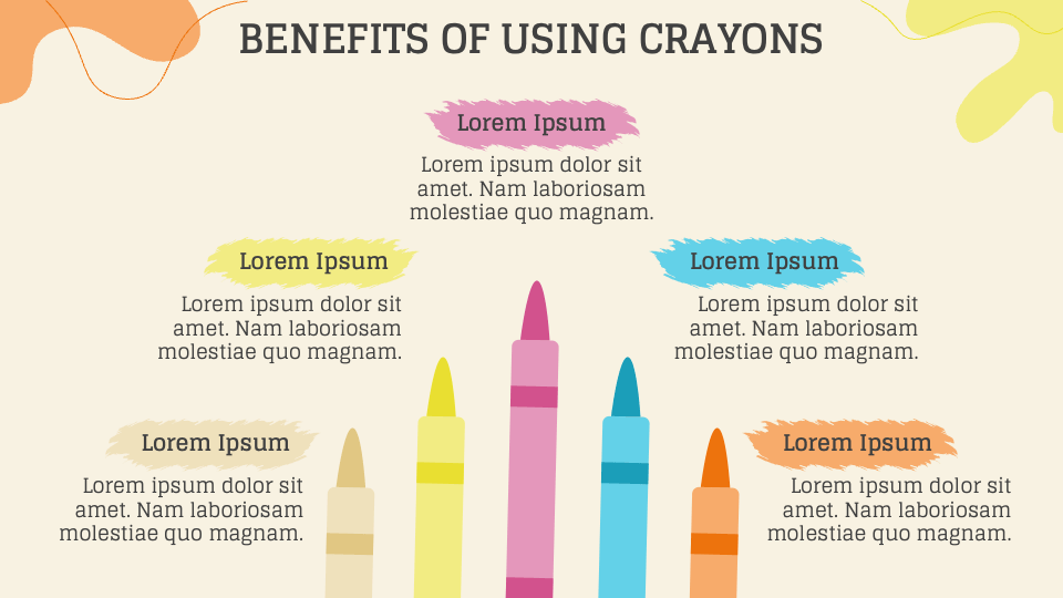 Free Crayons Presentation Theme for Google Slides and PowerPoint
