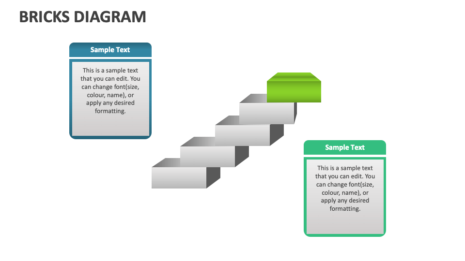 Bricks Diagram Template for PowerPoint and Google Slides - PPT Slides