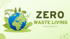 Zero Waste Living PowerPoint and Google Slides Template - PPT Slides