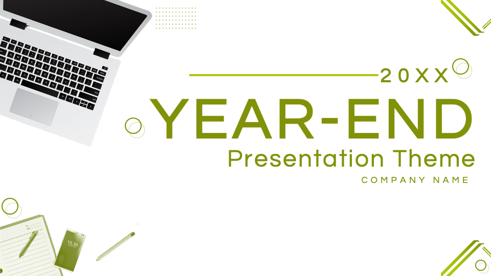 Year End Presentation Template for Google Slides and PowerPoint - PPT ...