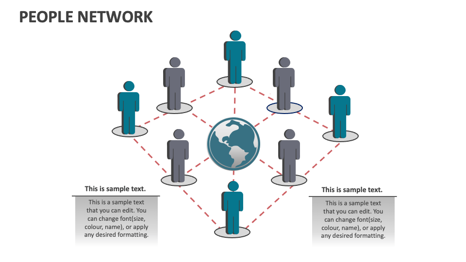 People Network Template for PowerPoint and Google Slides - PPT Slides