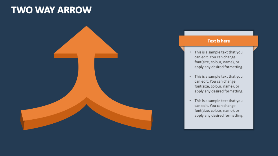 Two Way Arrow Template for PowerPoint and Google Slides - PPT Slides