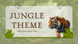 Free Jungle Presentation Theme for Google Slides and PowerPoint