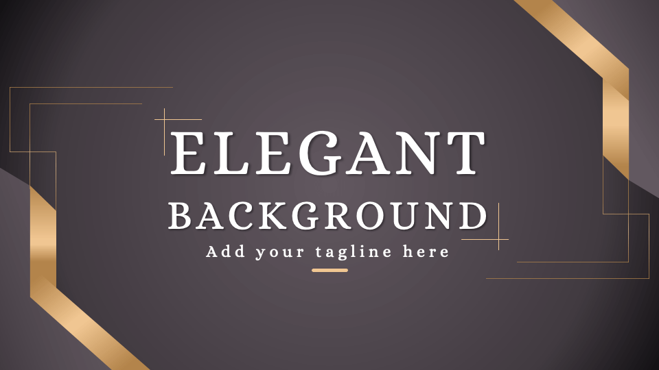 Free Elegant Background Presentation for Google Slides and PowerPoint