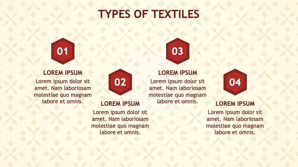 Free Textile Presentation Theme for Google Slides and PowerPoint