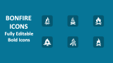 Bonfire Icons for Google Slides and PowerPoint