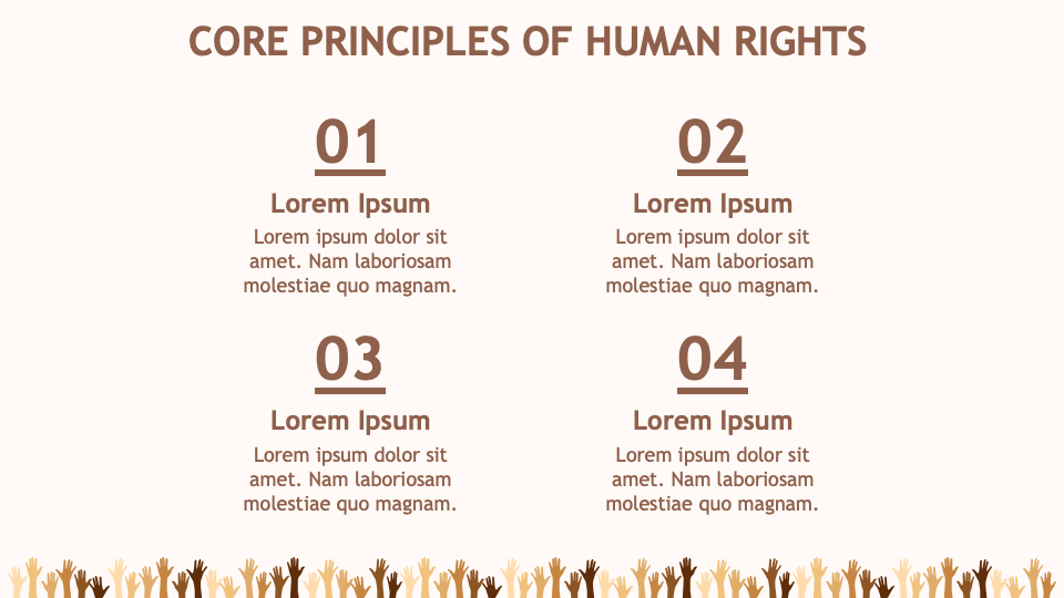Human Rights Presentation for PowerPoint and Google Slides - PPT Slides