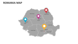 Romania Map for Google Slides and PowerPoint - PPT Slides