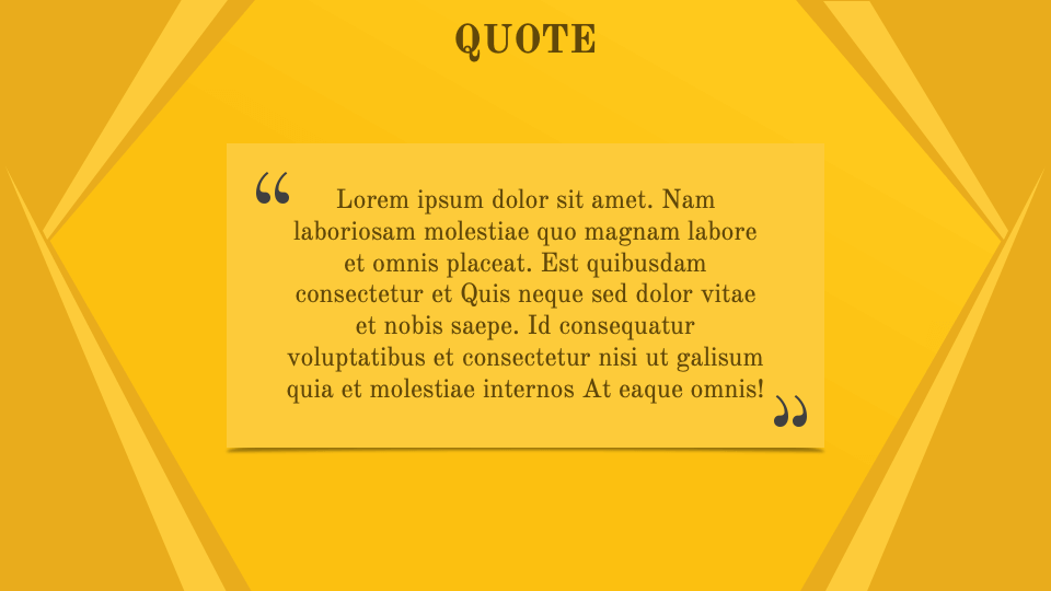 Yellow Presentation Background Theme for PowerPoint and Google Slides ...