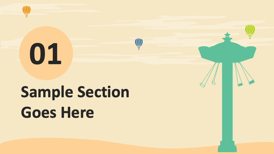 Amusement Park Presentation Theme for PowerPoint and Google Slides - PPT Slides