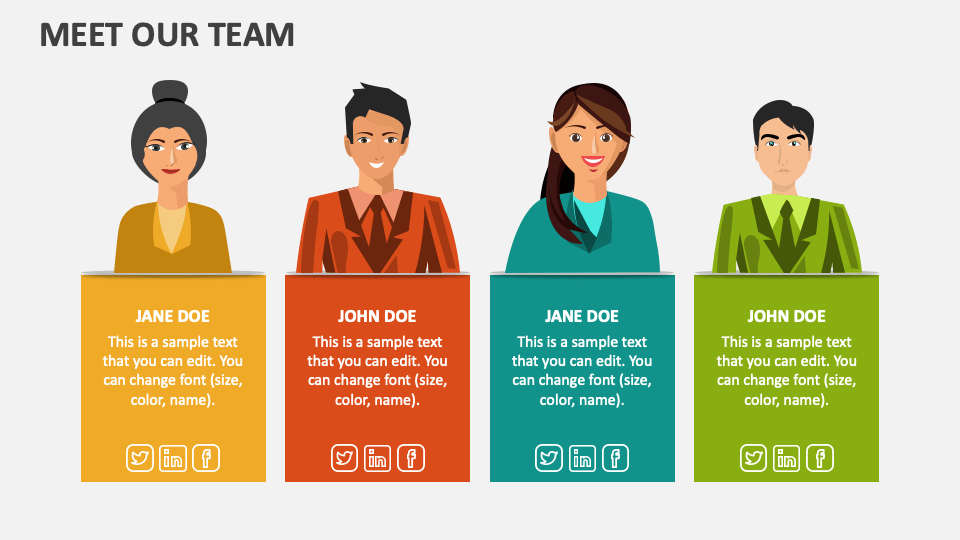 Meet Our Team PowerPoint and Google Slides Template - PPT Slides