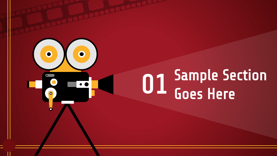 Free Box Office Presentation Theme for Google Slides and PowerPoint