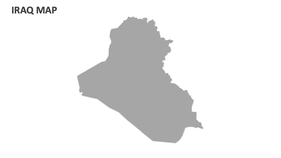 Iraq Map for Google Slides and PowerPoint - PPT Slides