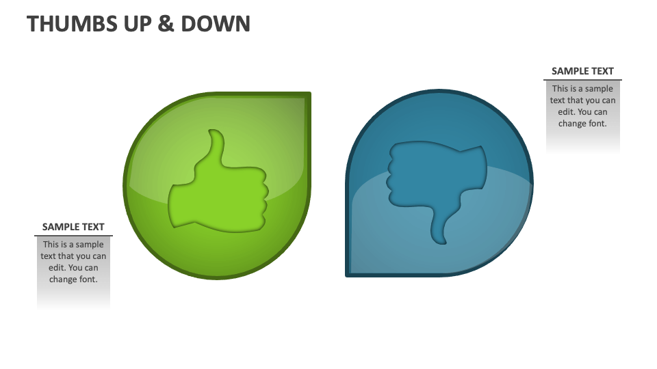 Thumbs Up and Down Template for PowerPoint and Google Slides - PPT Slides