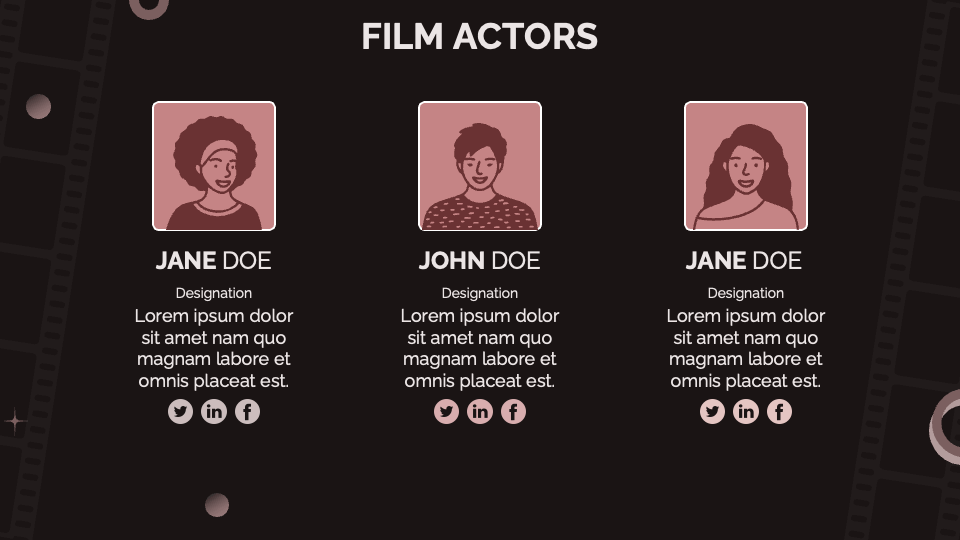 Free Filmmaking Theme for Google Slides and PowerPoint