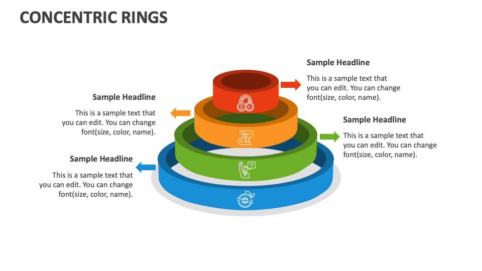 Concentric Rings PowerPoint and Google Slides Template - PPT Slides