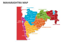 Maharashtra Map for Google Slides and PowerPoint - PPT Slides