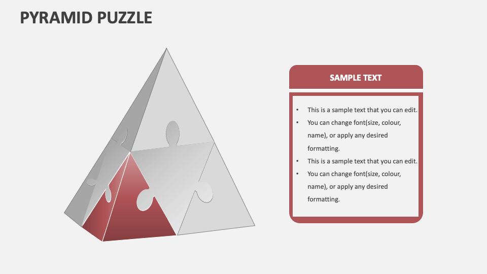 Pyramid Puzzle Template for PowerPoint and Google Slides - PPT Slides