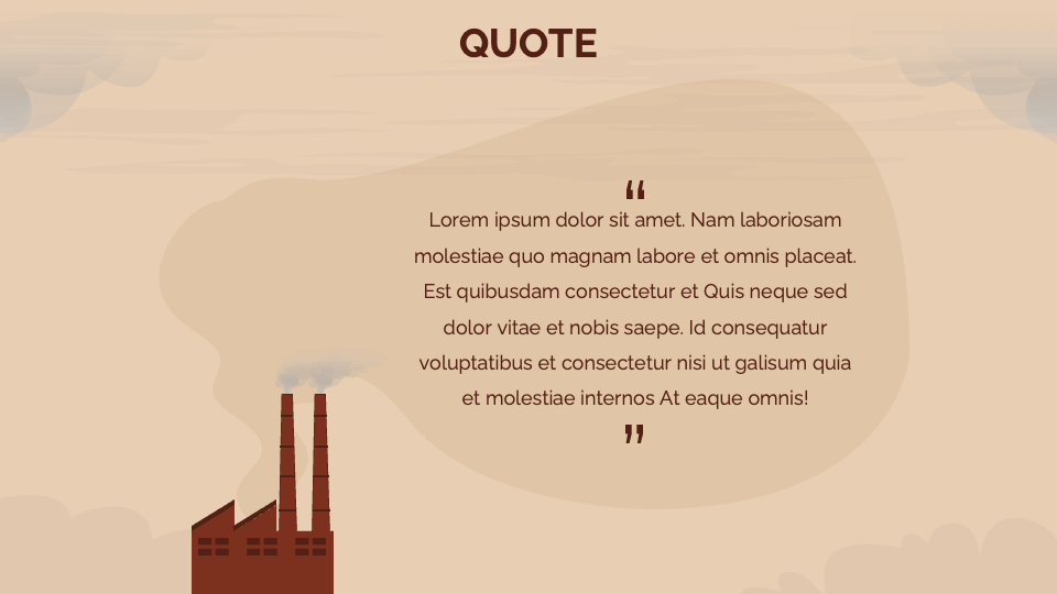 Free Air Pollution Theme for Google Slides and PowerPoint