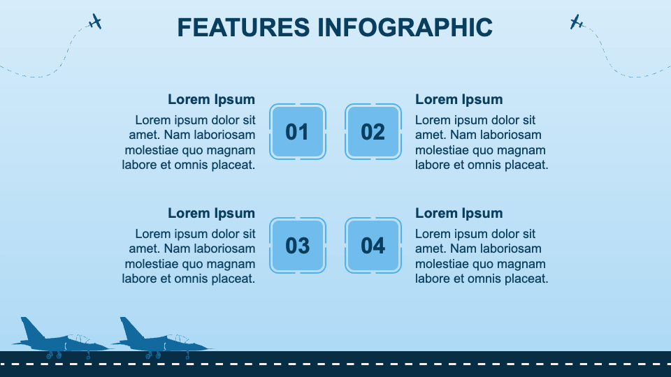 Free Fighter Plane Theme for Google Slides and PowerPoint