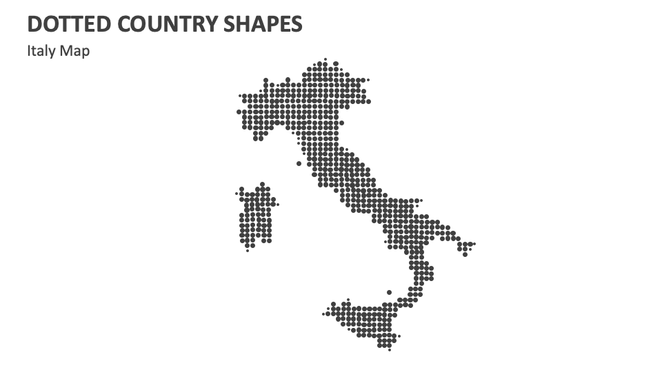 Dotted Country Shapes for Google Slides and PowerPoint - PPT Slides