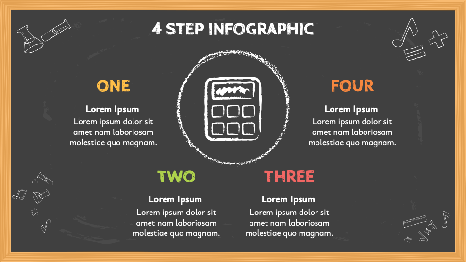 Free School Blackboard Presentation Theme for Google Slides and PowerPoint