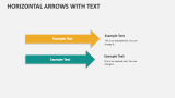 Horizontal Arrows with Text Template for PowerPoint and Google Slides ...