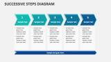 Successive Steps Diagram Template for PowerPoint and Google Slides ...