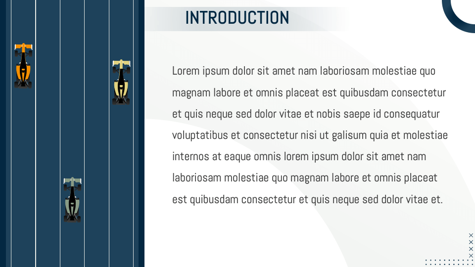 Free Car Race Theme for Google Slides and PowerPoint