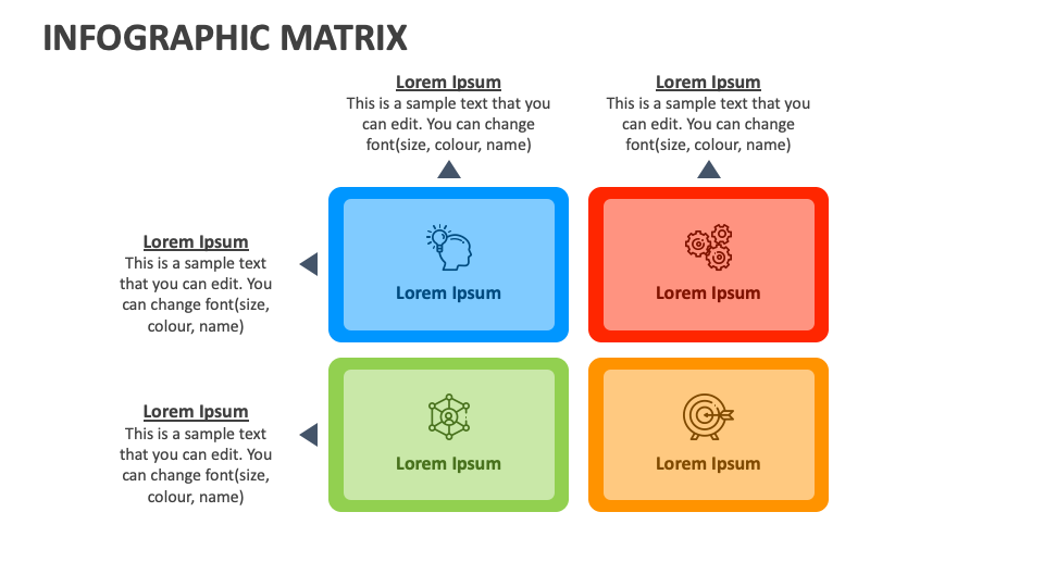 Infographic Matrix PowerPoint and Google Slides Template - PPT Slides