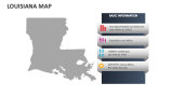 Louisiana Map for Google Slides and PowerPoint - PPT Slides