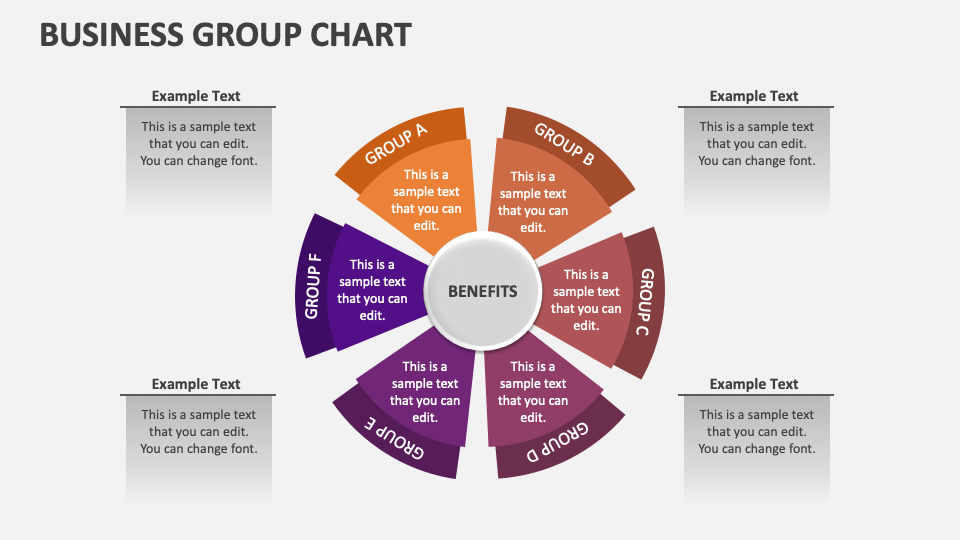 Business Group Chart Template for PowerPoint and Google Slides - PPT Slides
