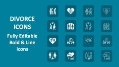 Divorce Icons for Google Slides and PowerPoint