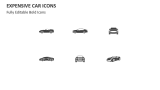 Expensive Car Icons for Google Slides and PowerPoint