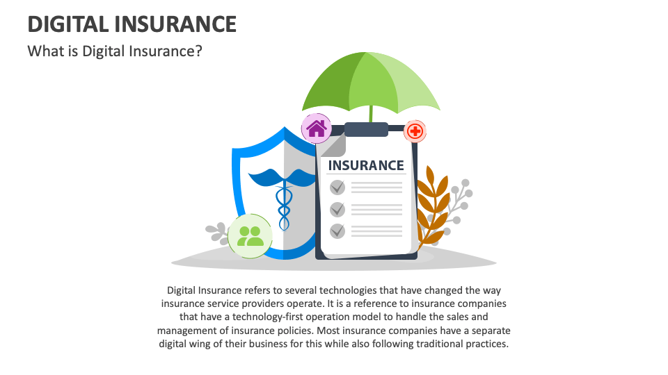 Digital Insurance PowerPoint and Google Slides Template - PPT Slides