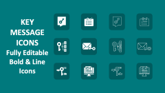 Key Message Icons for Google Slides and PowerPoint